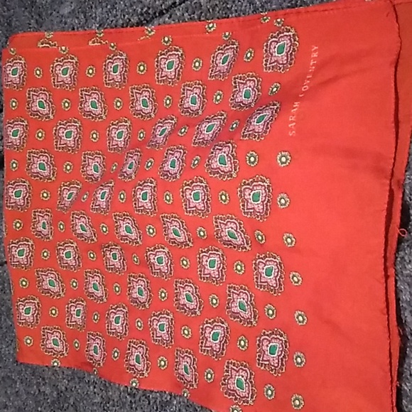 Sarah Coventry | Accessories | Vintage Sarah Coventry Scarf Red Green ...